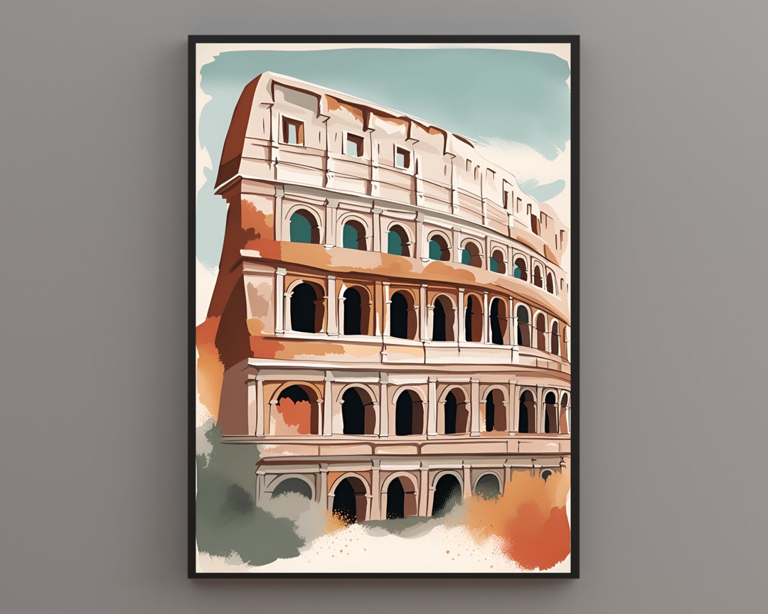 Rome Travel Print, Italy, Rome Poster, Anniversary Gift, Wedding Gift ...