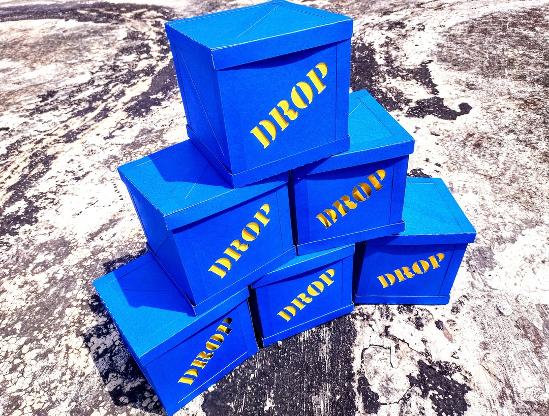 SVG Video Gamer Box, Drop Box Svg, for Gamers Birthday Party Svg ...