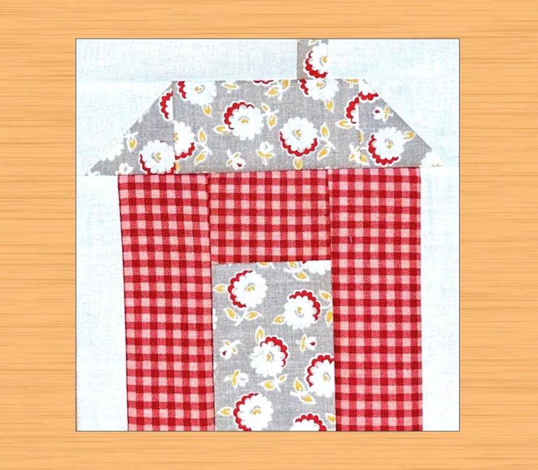 House Quilt Block Quilt Pattern PDF 3 Sizes - Etsy