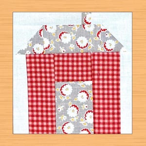 House Quilt Block Quilt Pattern PDF 3 Sizes - Etsy