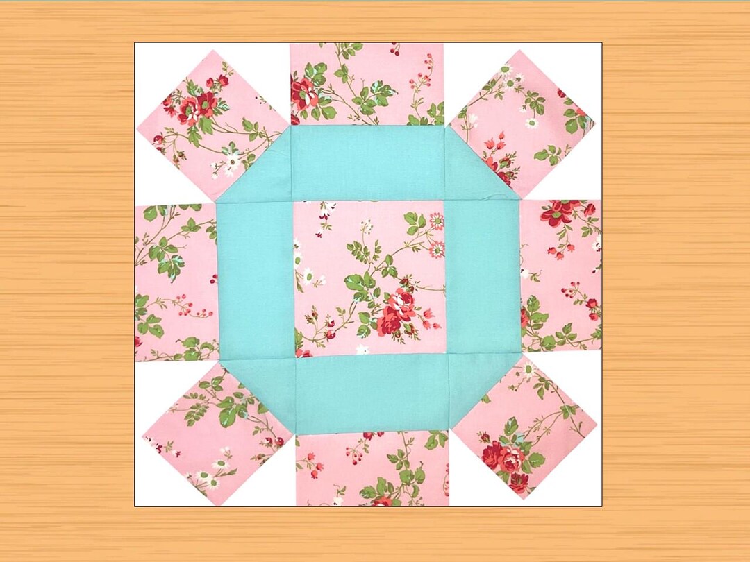 Rolling Stone Quilt Block Pattern PDF 3 Sizes - Etsy
