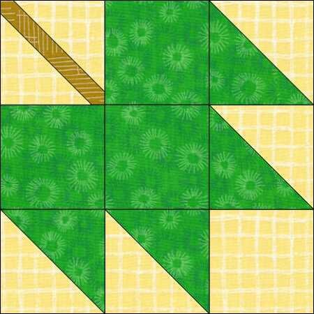 Leaf Quilt Block Pattern PDF 3 Sizes - Etsy