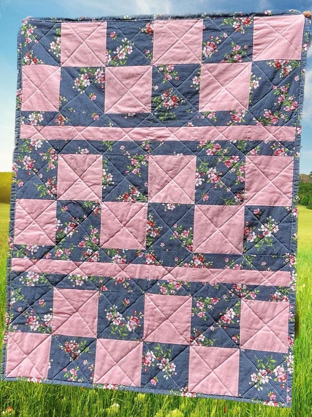 Easy Baby Quilt Pattern PDF 3 Sizes - Etsy