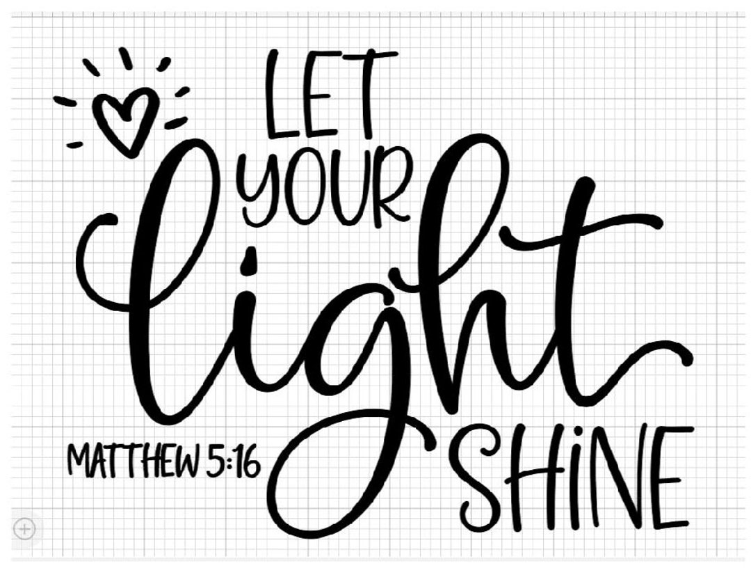 Let Your Light Shine Matthew 5:16 Decal ... Free Shipping - Etsy