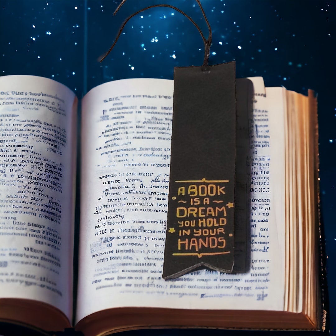 Multiple Designs Genuine Leather Bookmarks With Fanciful Designs. Free ...