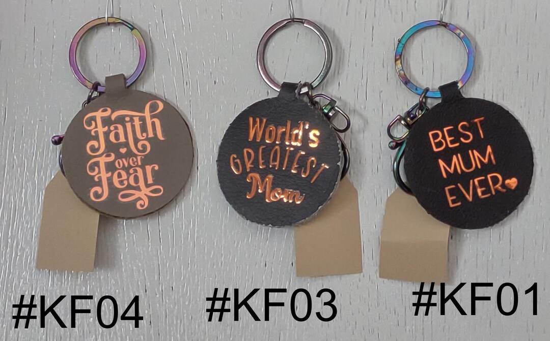 Leather or Wood Key Fobs, Key Rings, Key Chains, FREE SHIPPING - Etsy