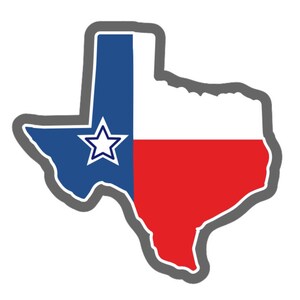 State of Texas Flag Sticker Sheet... FREE Shi - Etsy