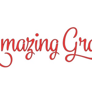Amazing Grace Vinyl Decal or Iron on Vinyl - Etsy