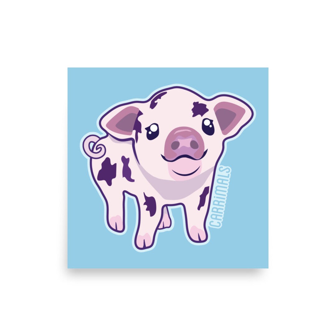 Piggee Poster - Etsy