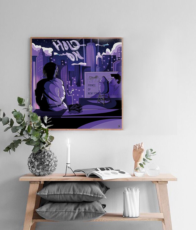 Hold on Lil Tjay Print Poster Wall Art Home Decor Great Gift - Etsy
