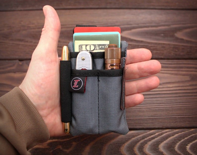 EDC Belt Organizer EDC Belt Pouch With Triangle Carabiner for - Etsy