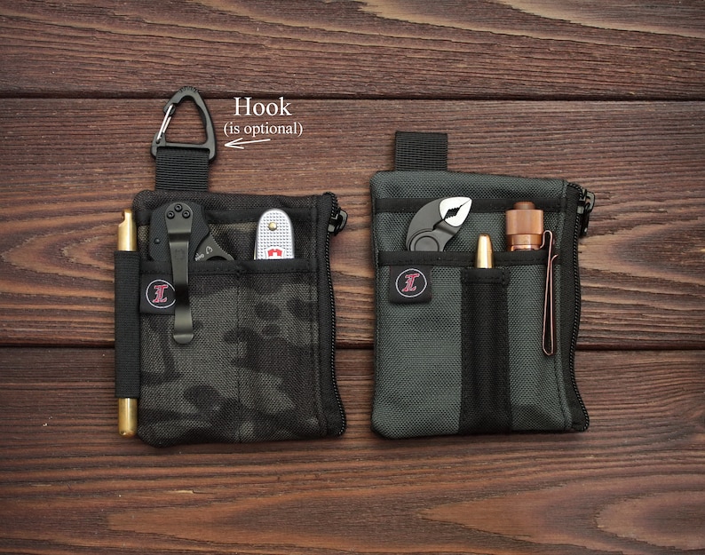 EDC Pouch With Velcro EDC Pocket Organizer - Etsy