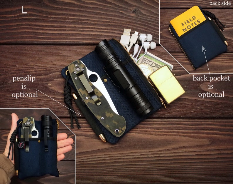 EDC Pocket Organizer EDC Pouch EDC Wallet - Etsy