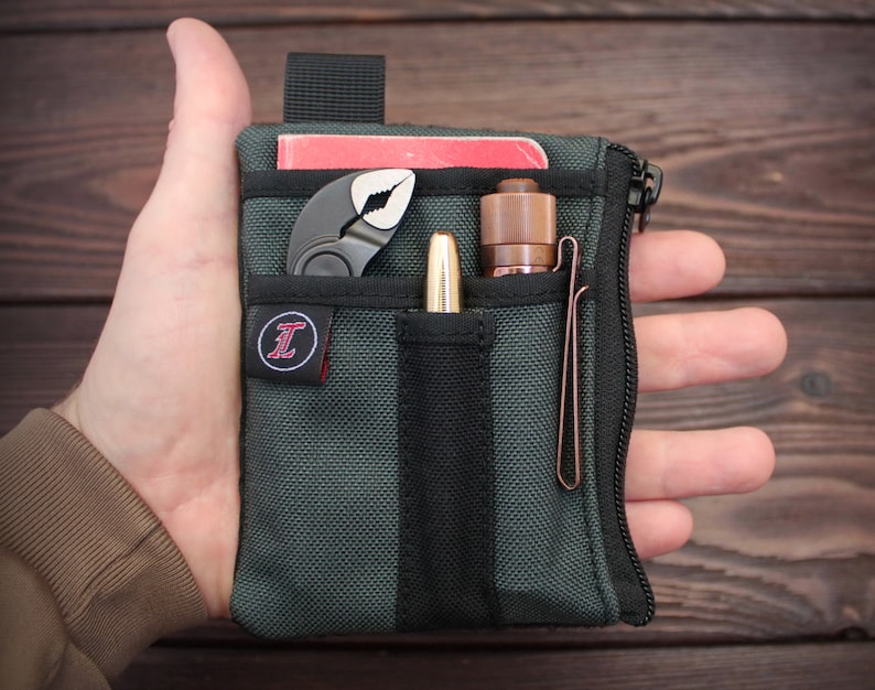 EDC Pouch With Velcro EDC Pocket Organizer - Etsy