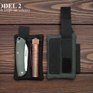 EDC Belt Organizer EDC Belt Pouch With Triangle Carabiner for - Etsy