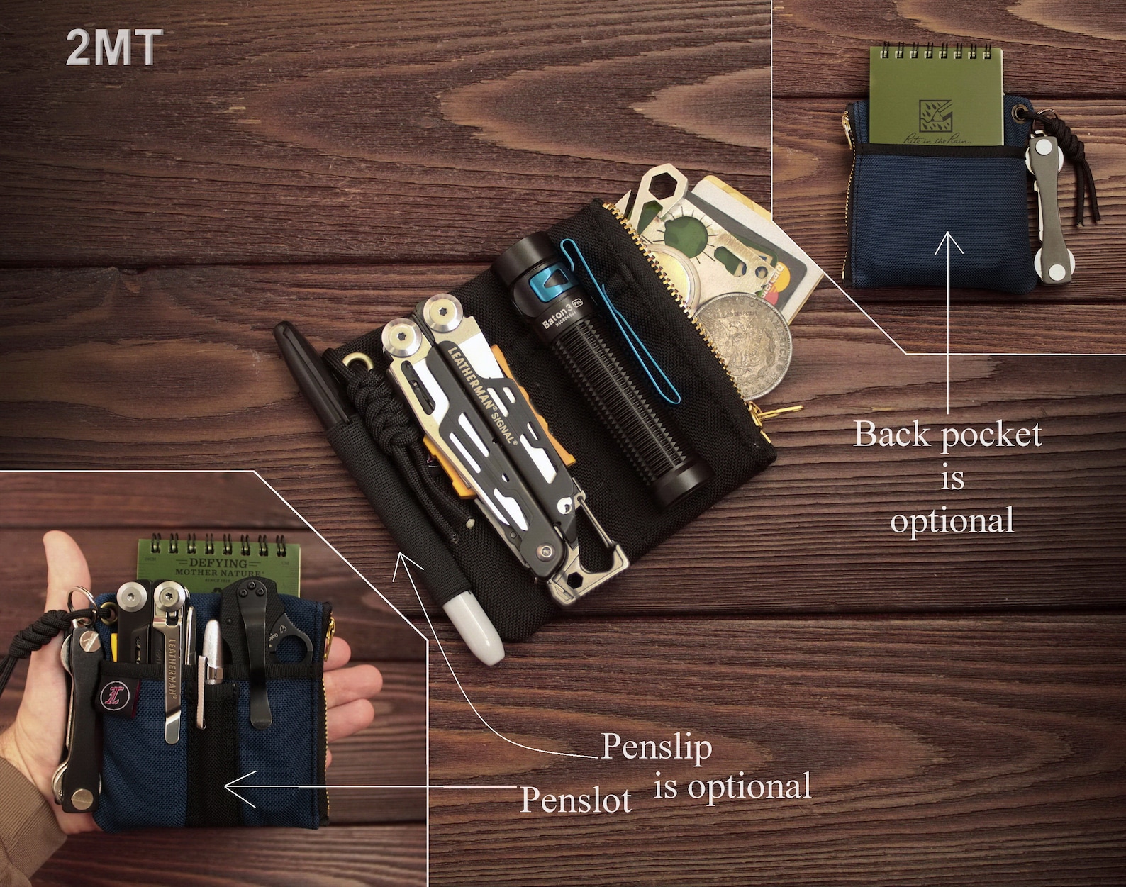 EDC Wallet, EDC Pocket Organizer, EDC Pouch - Etsy