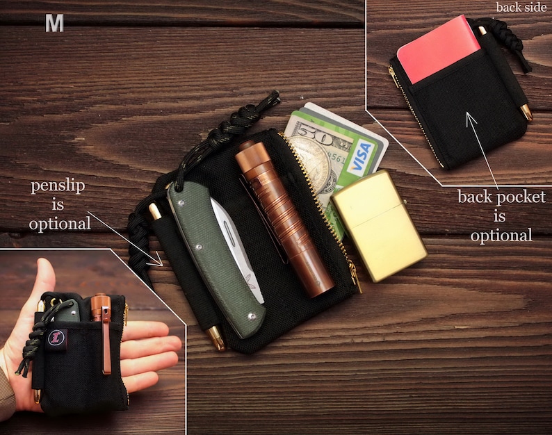 EDC Wallet, EDC Pocket Organizer, EDC Pouch - Etsy