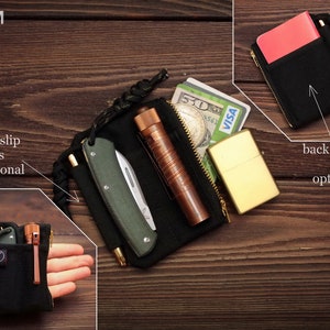 EDC Pocket Organizer, EDC Pouch, EDC Wallet - Etsy