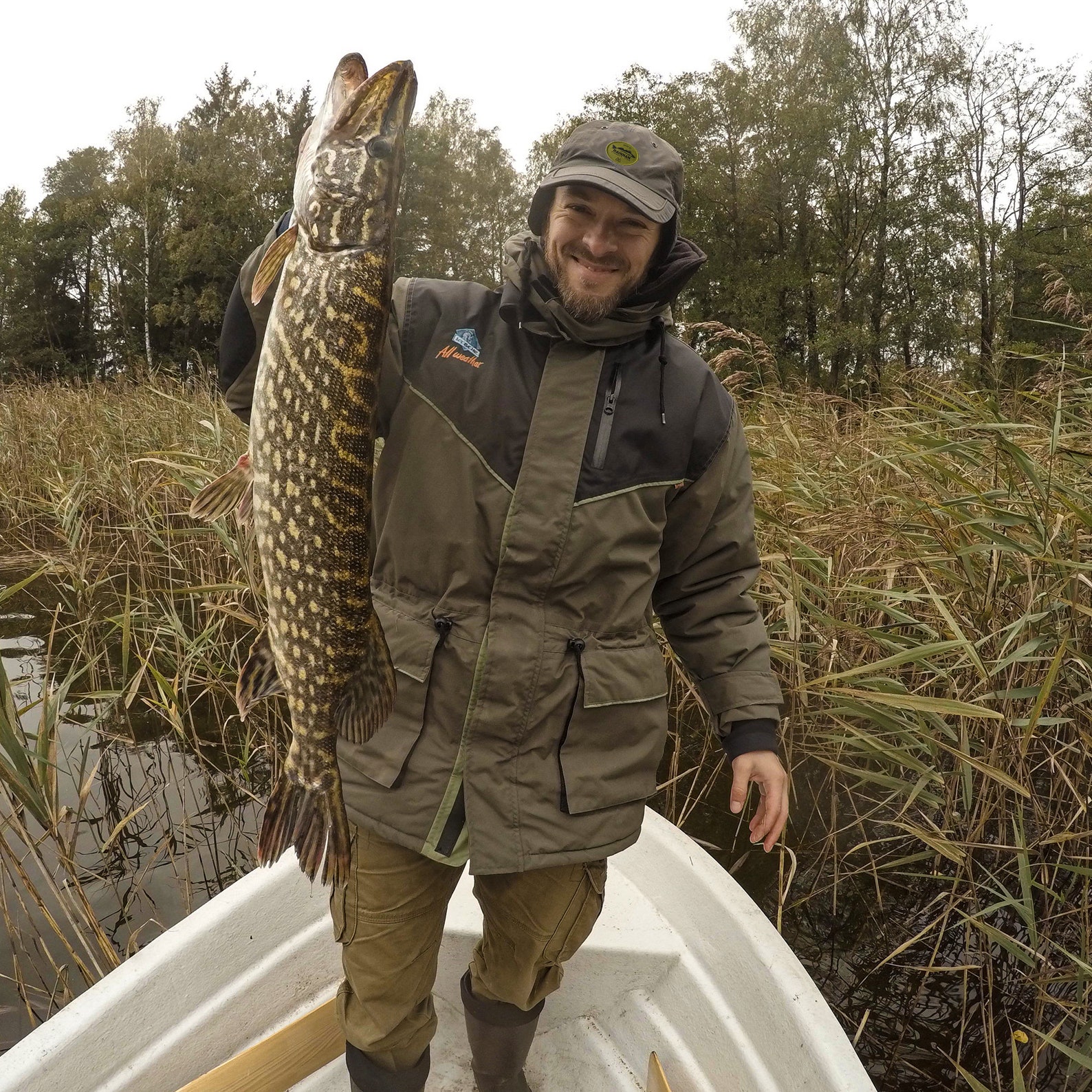 Fishing Flap Cap Hat With Ear Flaps and Visor. Waterproof Fishing Hats ...