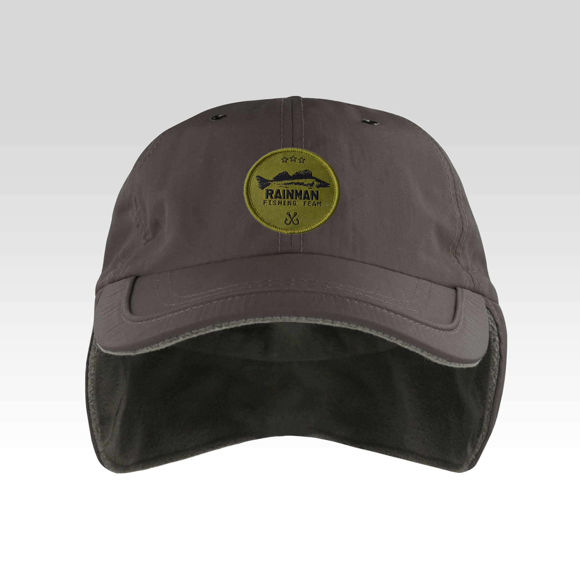 Fishing Flap Cap Hat With Ear Flaps and Visor. Waterproof Fishing Hats ...