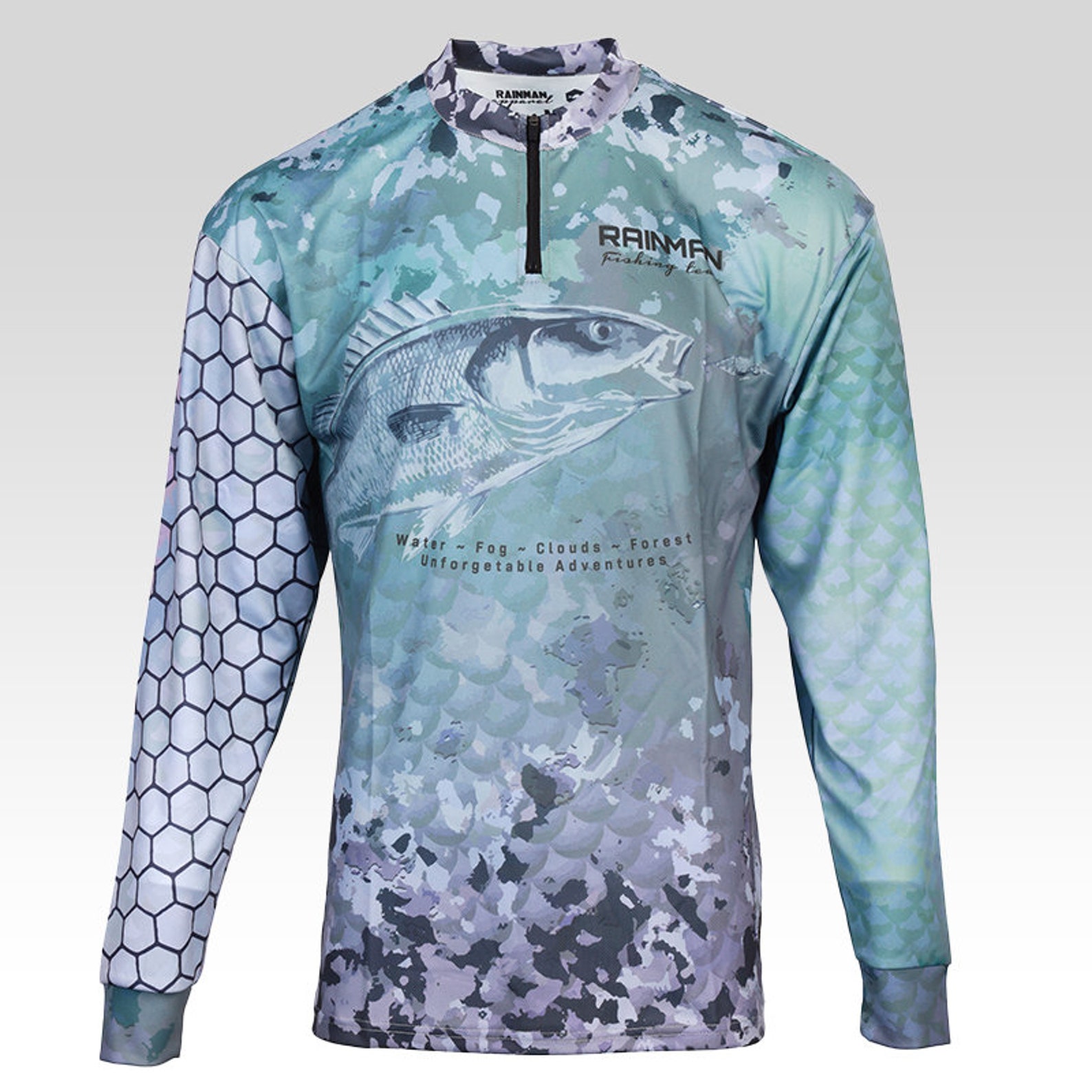 Performance Fishing Shirt RAINMAN Legend. Long Sleeve Fishing T-shirt ...
