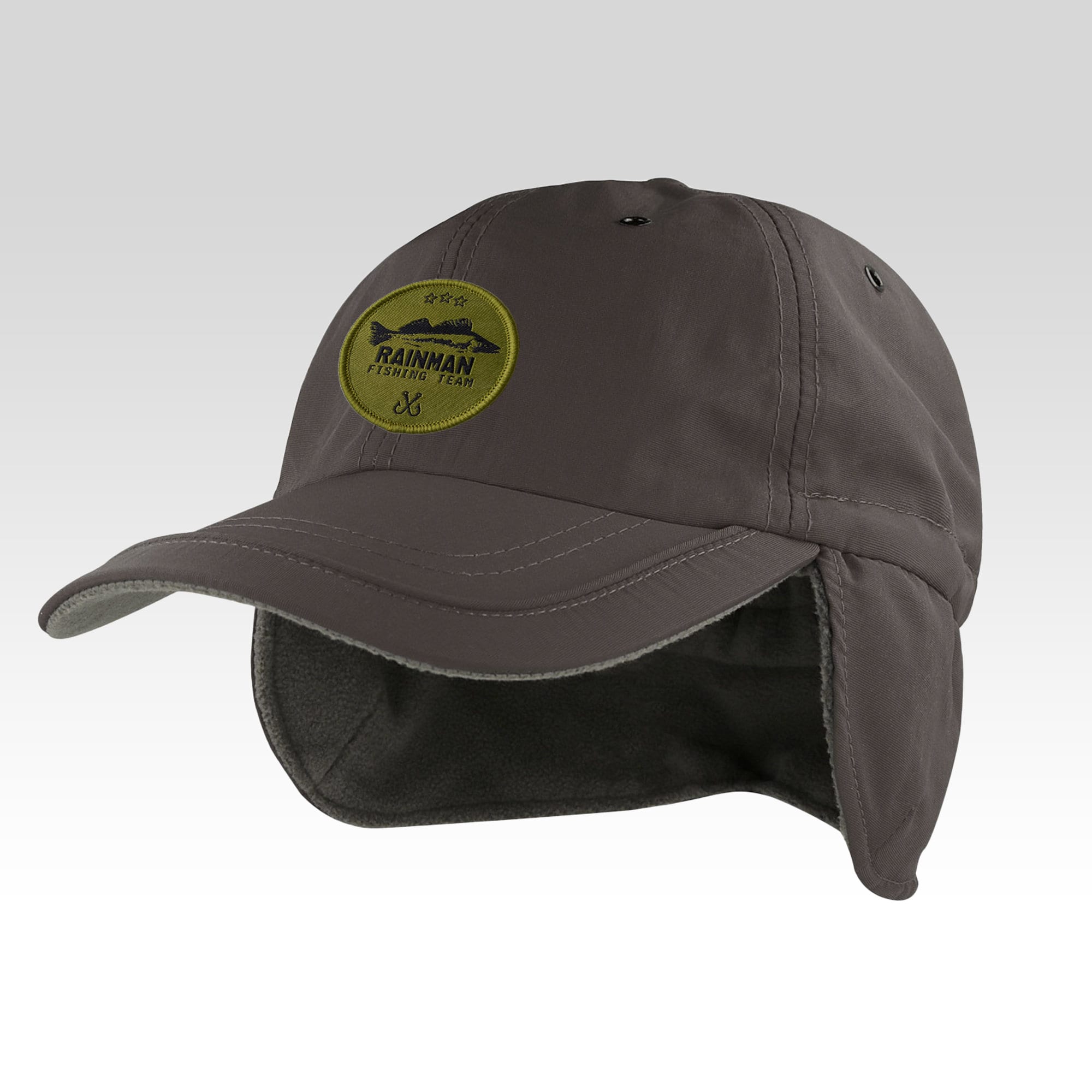 Fishing Flap Cap Hat With Ear Flaps and Visor. Waterproof Fishing Hats ...