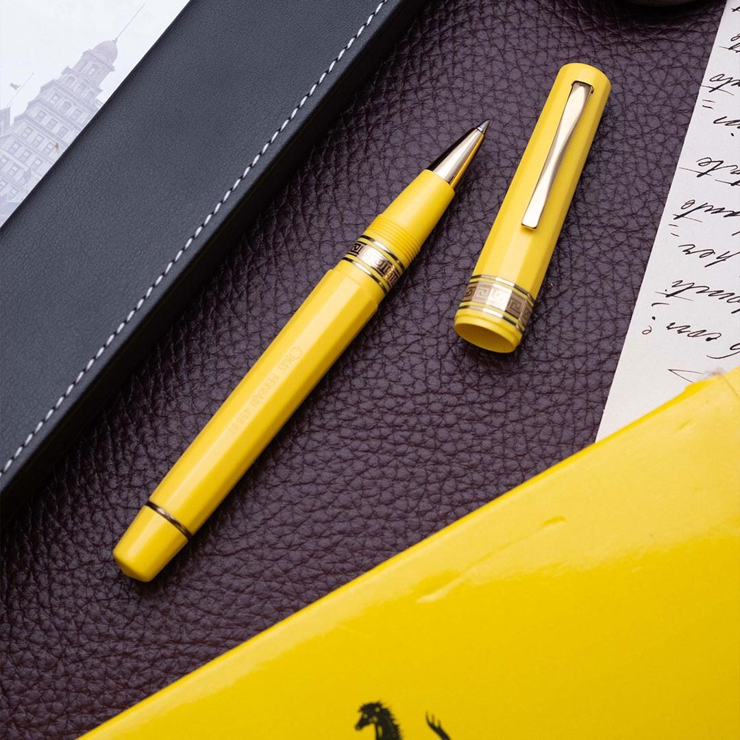 Omas - Ferrari Special Edition 456 GT Yellow - Rollerball - Etsy