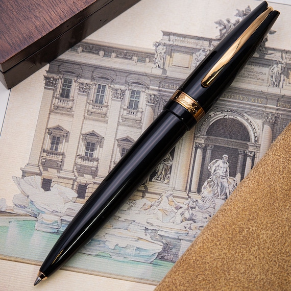 Stipula Pineider Egosphere Gold Black Ballpoint - Etsy