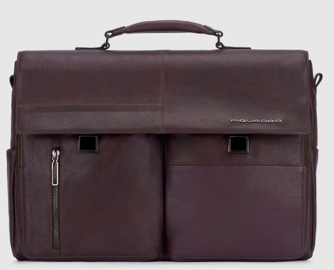 Piquadro Briefcase With Computer Holder 15.6 and iPad Pro - Etsy
