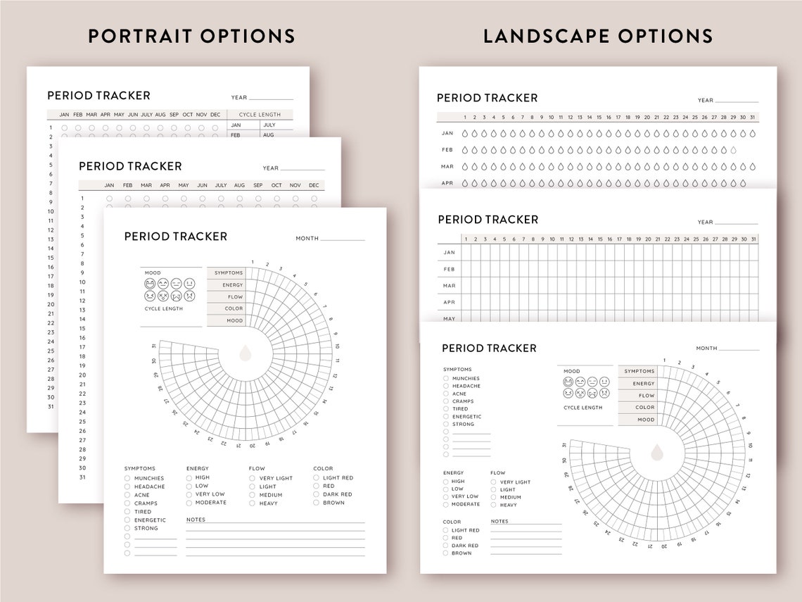 Fertility Journal Ovulation Tracker Printable, BBT Chart, Pregnancy ...