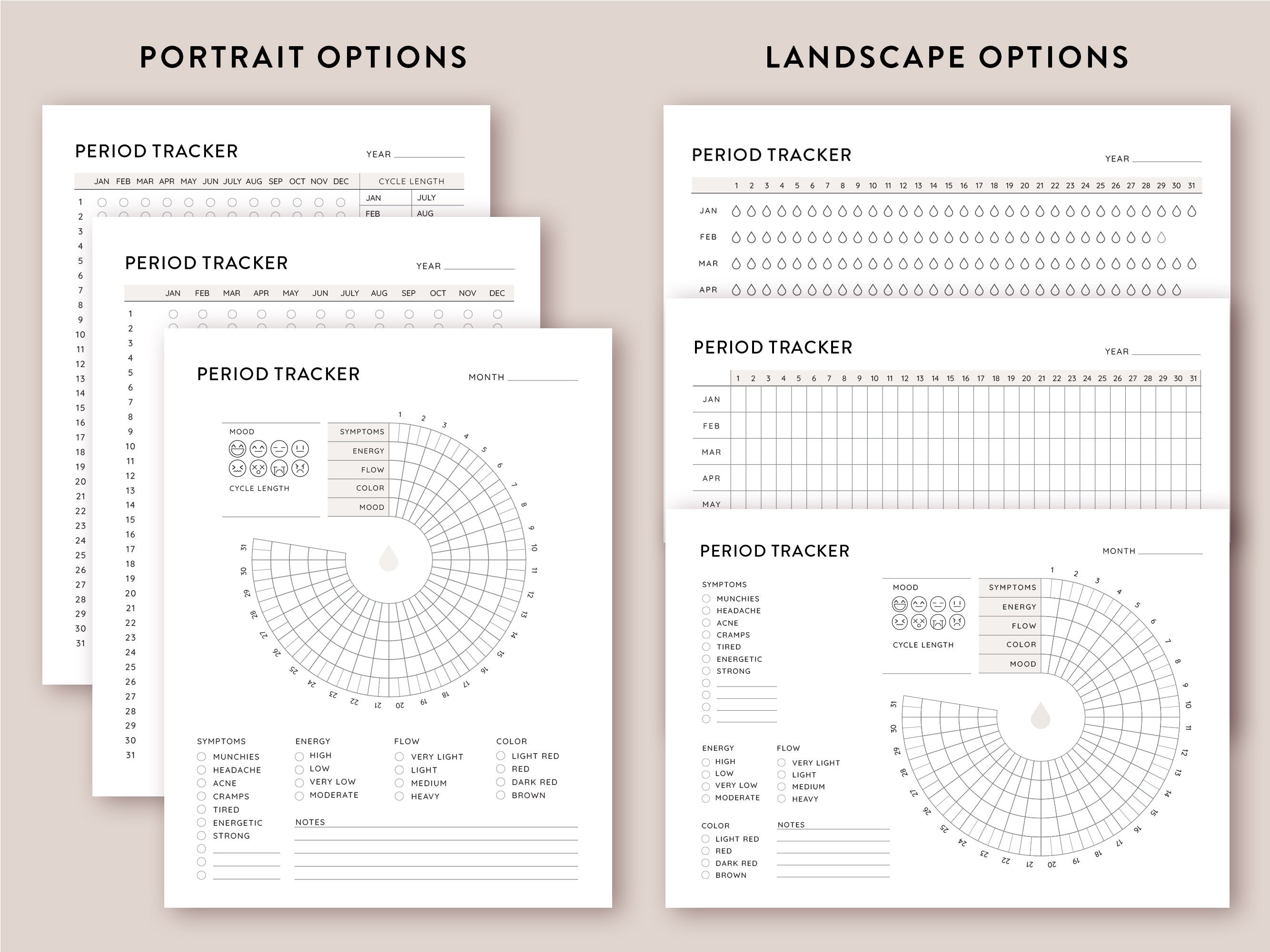 Fertility Journal Ovulation Tracker Printable, BBT Chart, Pregnancy ...