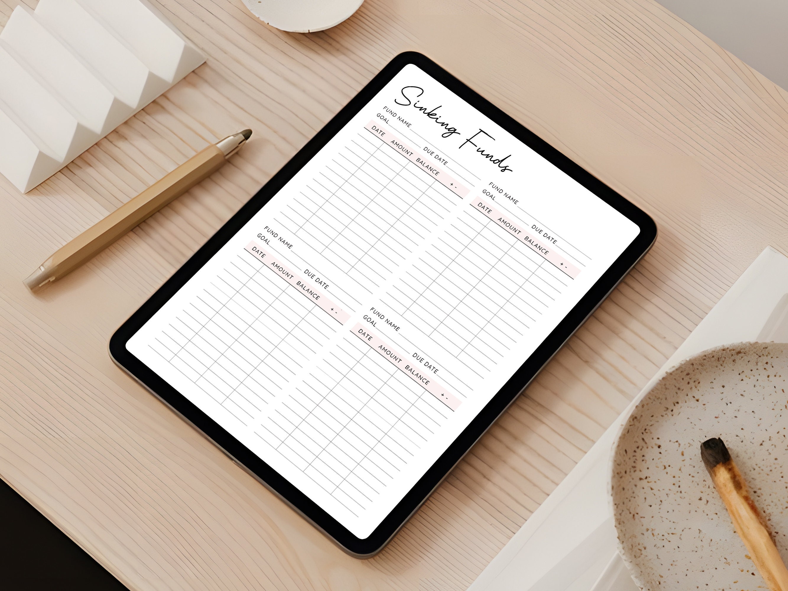 Sinking Funds Tracker Printable Sinking Funds Tracker Sheet - Etsy