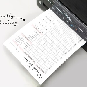 Minimal Period Tracker Digital Women Period Planner, Cycle Tracker for ...