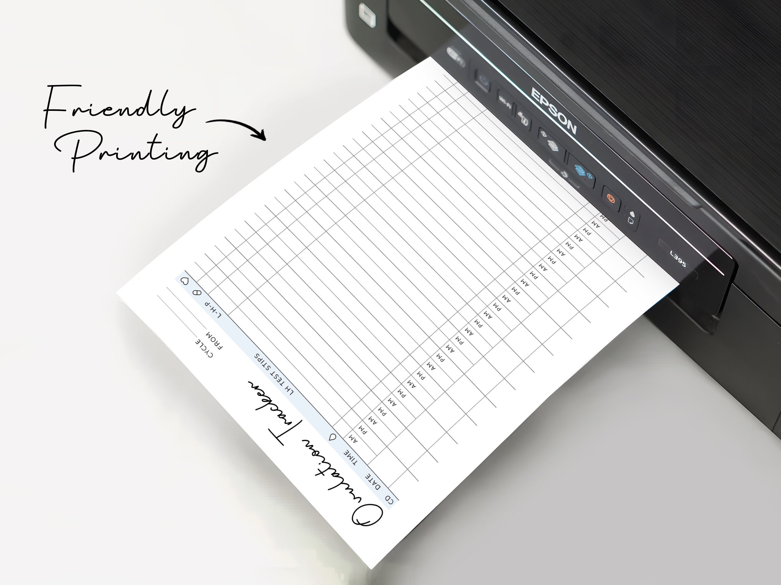 Ovulation Test Strips Tracker, Ovulation Tracker Printable, Ovulation ...