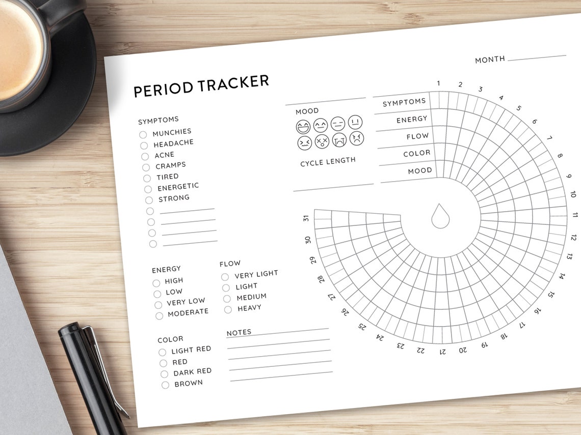 Fertility Journal Ovulation Tracker Printable, BBT Chart, Pregnancy ...