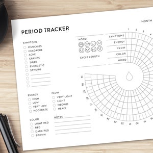 Fertility Journal Ovulation Tracker Printable, BBT Chart, Pregnancy ...