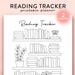 Bookshelf Reading Tracker Printable, Shelf Reading Tracker, Reading ...