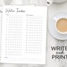 Editable Monthly Water Tracker Printable, Monthly Water Intake Tracker ...