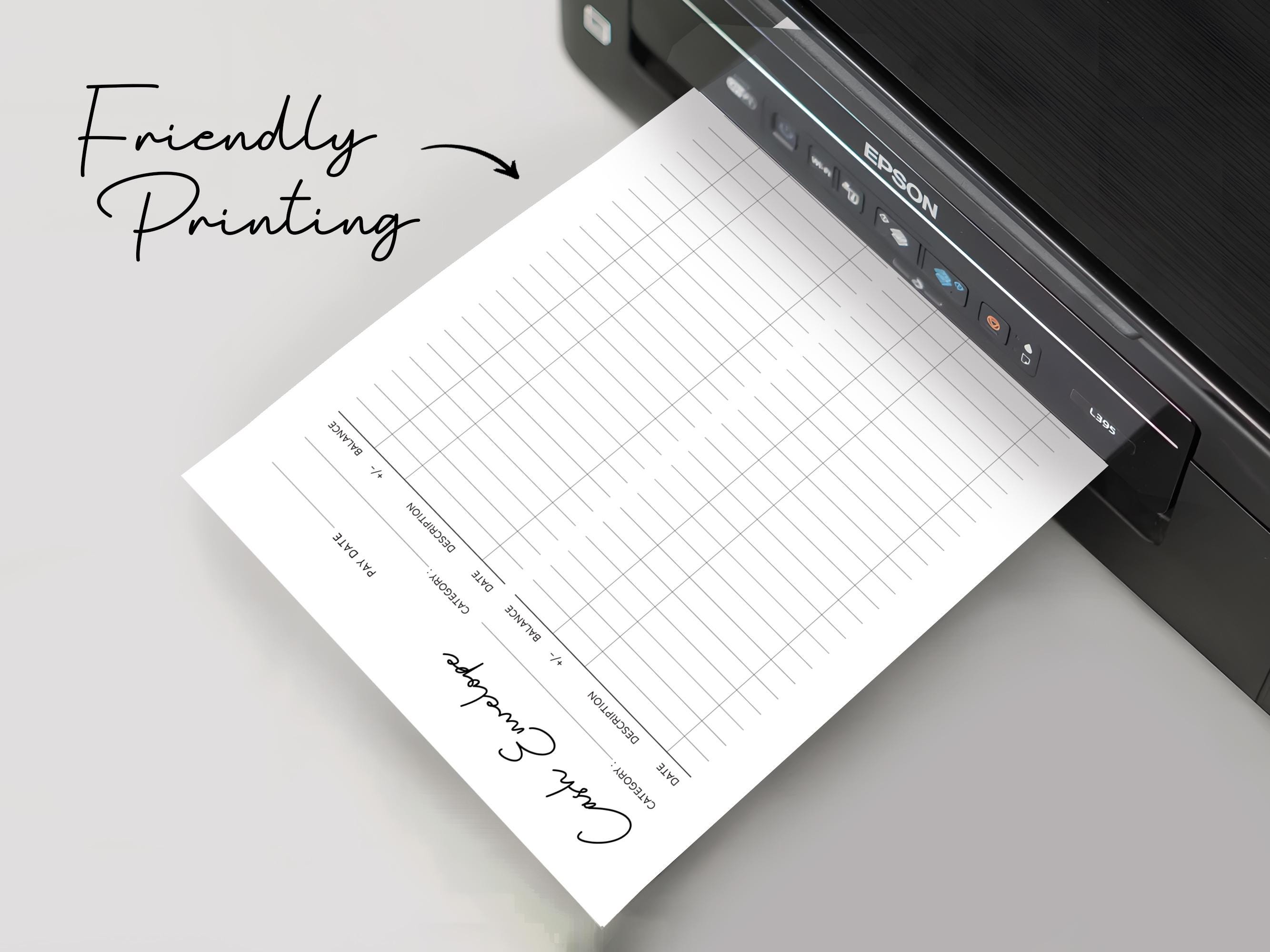 Cash Envelope Tracker Printable, Cash Envelope Breakdown, Cash ...