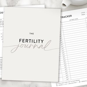 Fertility Journal Ovulation Tracker Printable, BBT Chart, Pregnancy ...