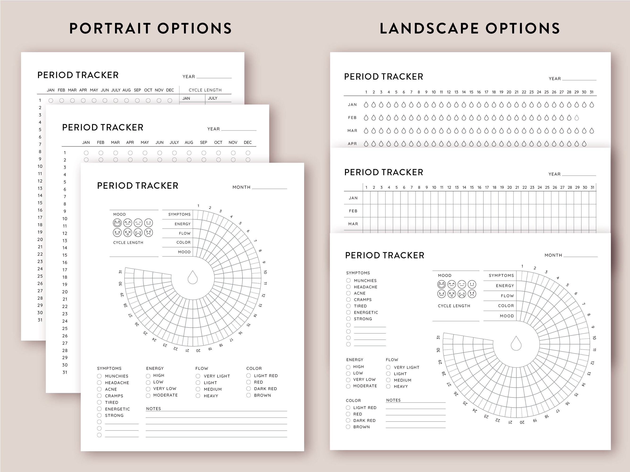 Fertility Journal Ovulation Tracker Printable, BBT Chart, Pregnancy ...