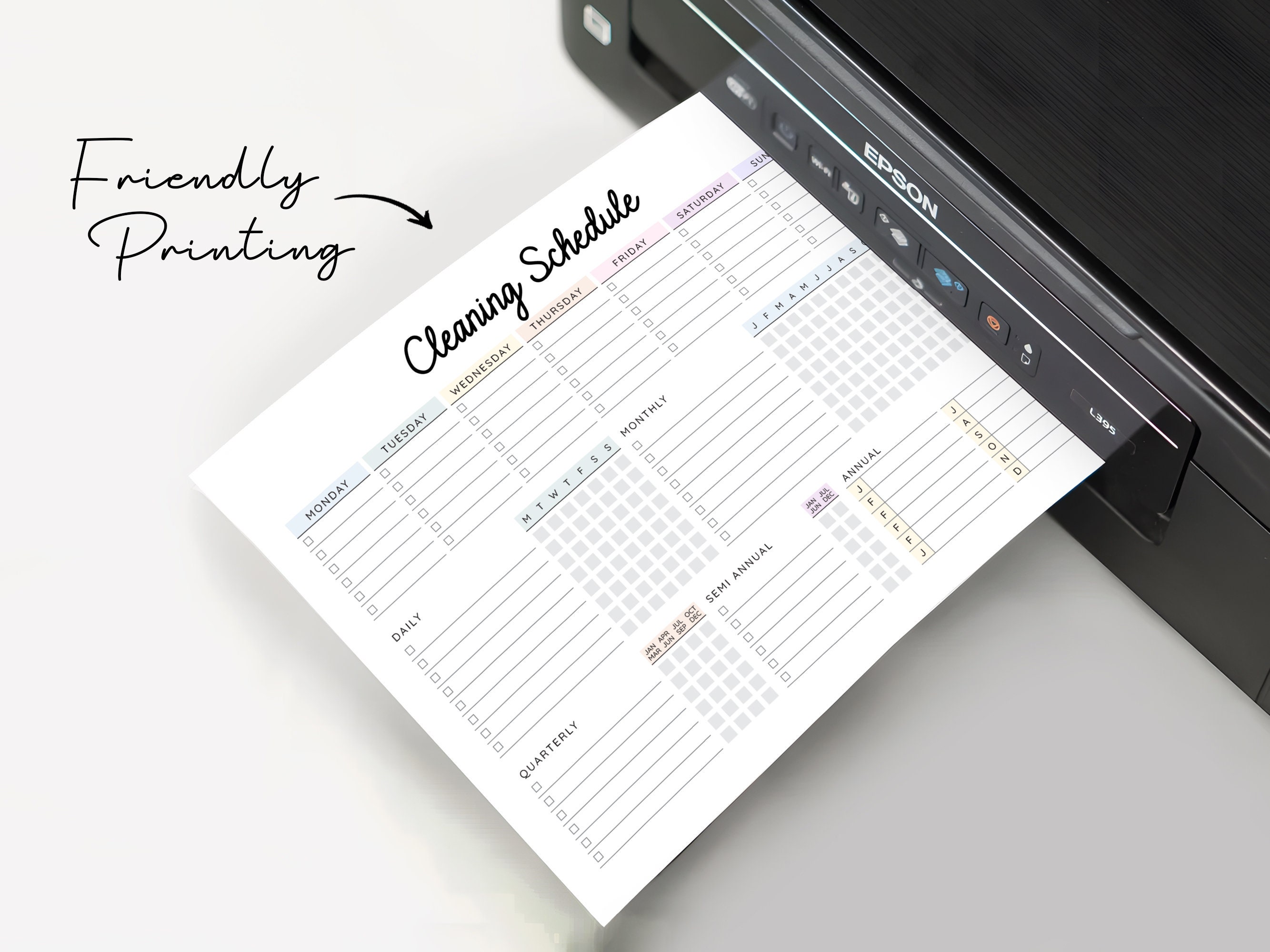 Editable Cleaning Schedule Template Weekly Weekly Cleaning Goodnotes ...