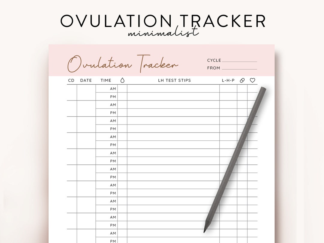 Ovulate Test Strip Track, Ovulation Test Strips Tracker Ovulation ...