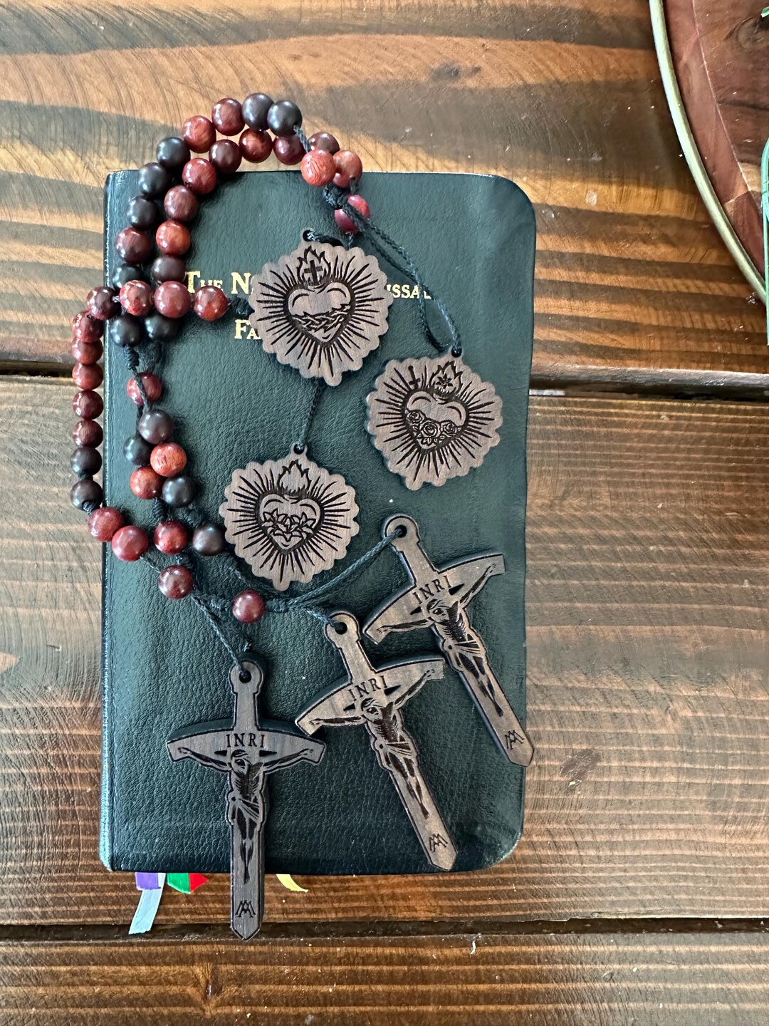 Matching Sacred Heart Pocket Decade Rosaries - Etsy