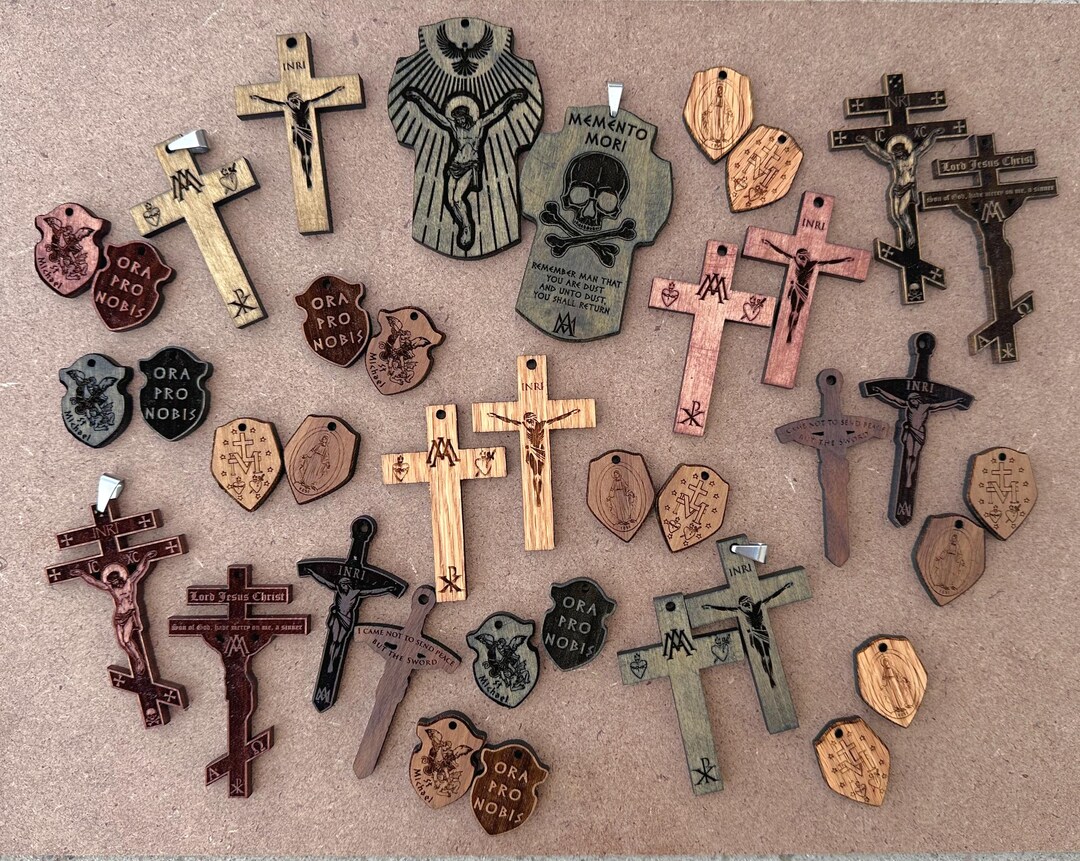 Crucifixes and Pendants - Etsy
