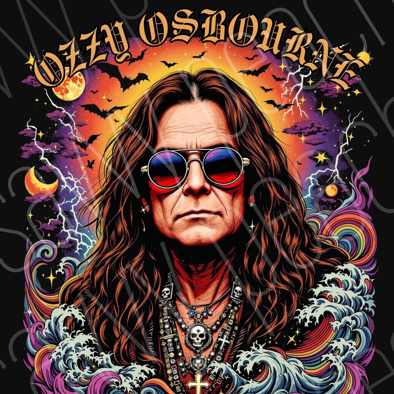Ozzy Osbourne Art - Etsy