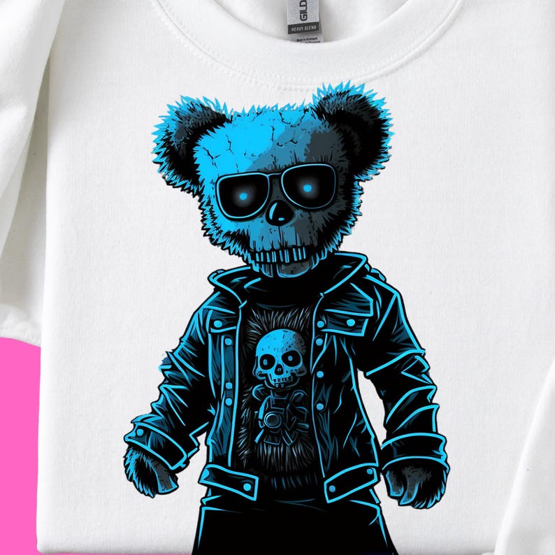 HALLOWEEN Teddy Bear Clip Art Goth Teddy Bear Halloween Animal Art ...