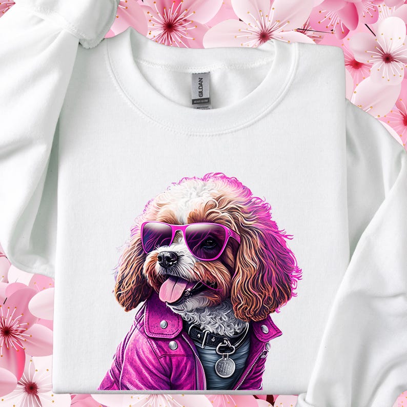 CAVOODLE Hip Hop 30 Cavoodle PNG Bundle Hip Dog Clipart Cute Dog Lover ...