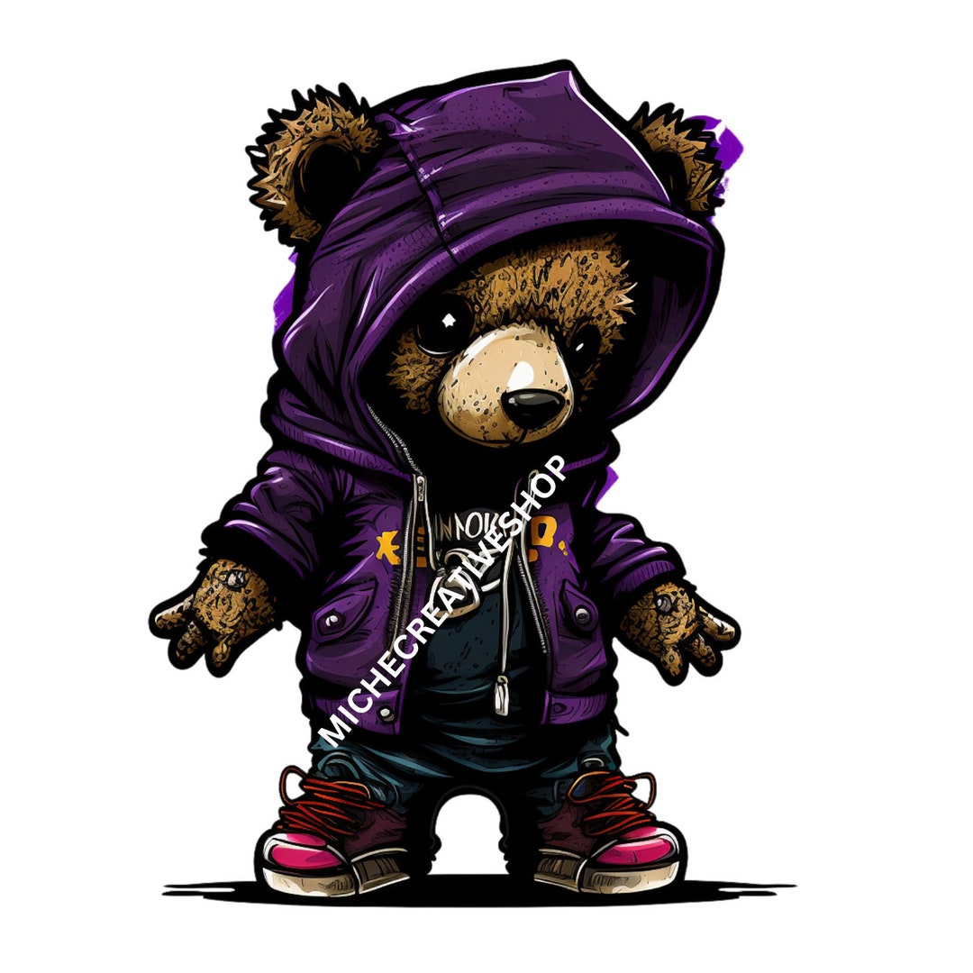 TEDDY BEAR Awesome Colourful Beautiful Digital Image Only Great for T ...