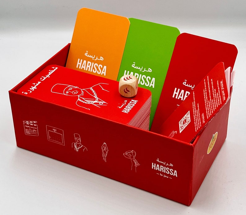 HARISSA LE JEU: Version Arabe Derja - Premier Jeu De Société 100% Tunisien - Etsy